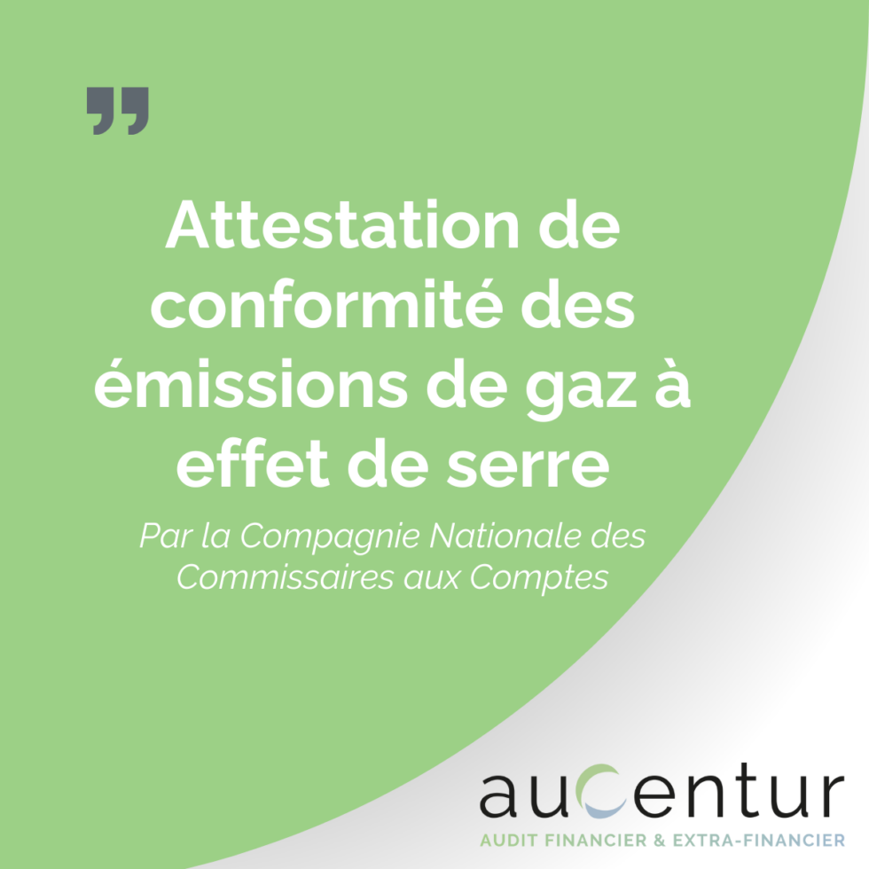Attestation de conformité des émissions de gaz à effet de serre (GES ...