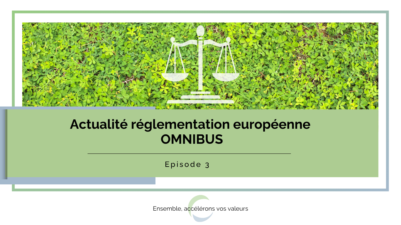 📣 OMNIBUS : vers une refonte totale du reporting de durabilité ? - Aucentur